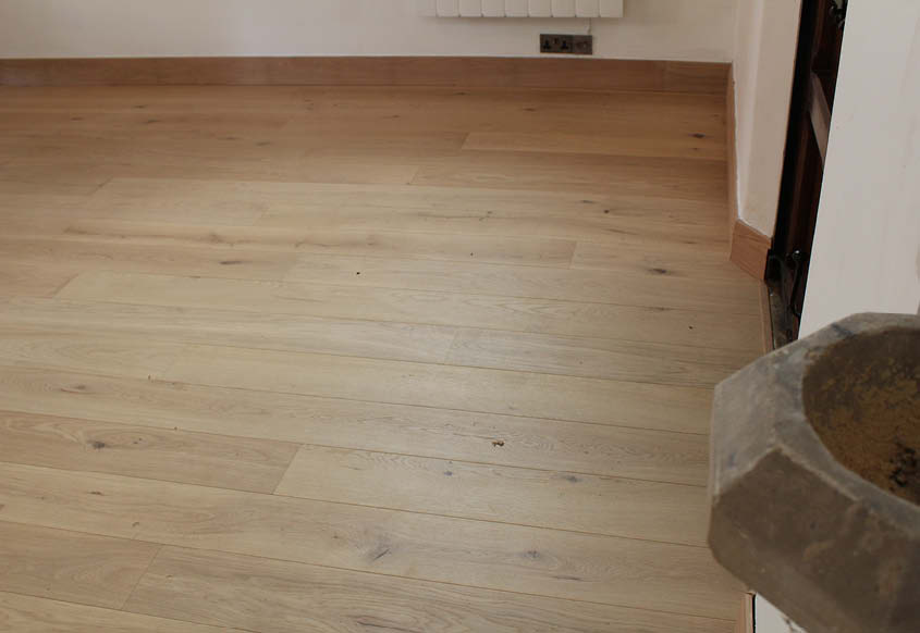 Swettenham Chapel Oak Wood Floor Installation by Ashley Flooring